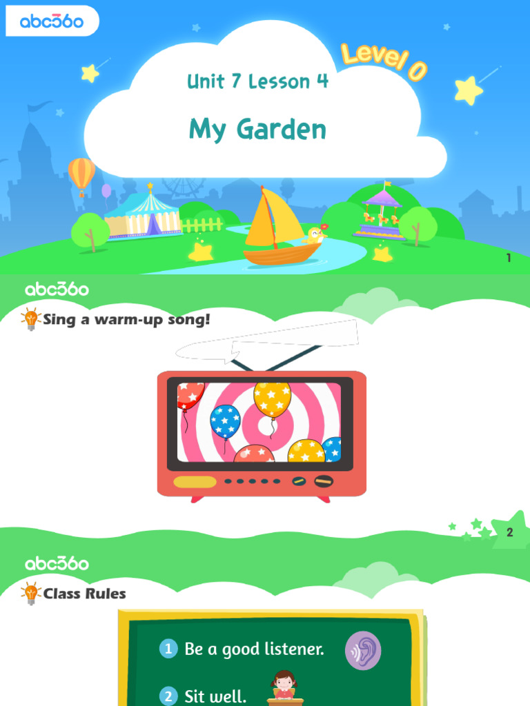 Unit 7 Lesson 4 My Garden | PDF Unit 7 Lesson 4 My Garden | PDF
