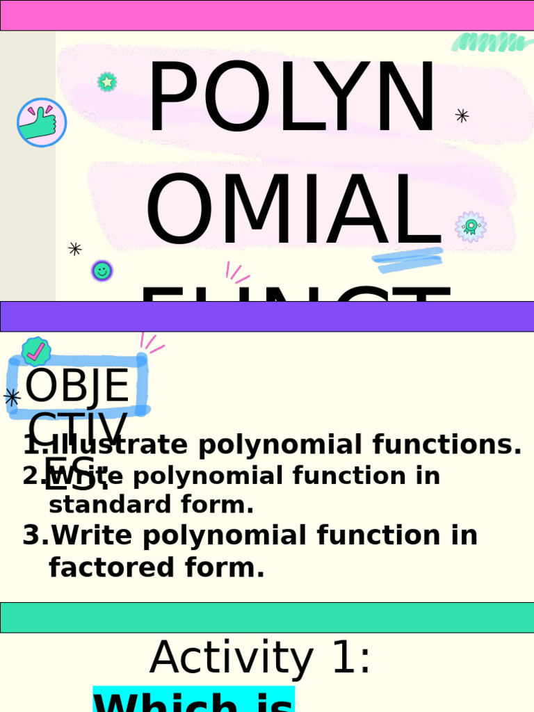 Polynomial Functions | PDF