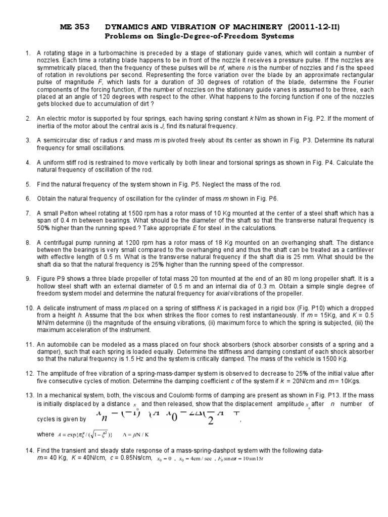 ME 353 - Assgn1 | PDF | Physical Phenomena | Mechanical Engineering
