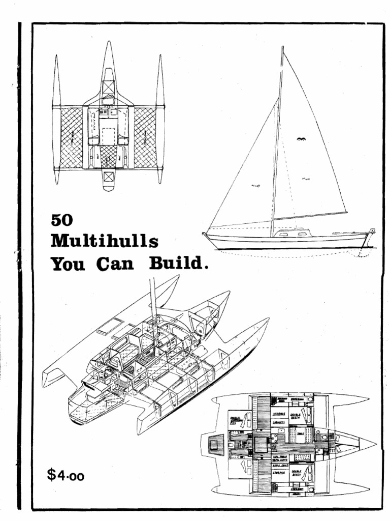 50 MultiHulls U Can Build | PDF | Hull (Watercraft) | Ships