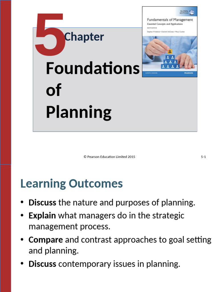 Session 4 - Foundations of Planning | PDF | Strategic Management | Goal