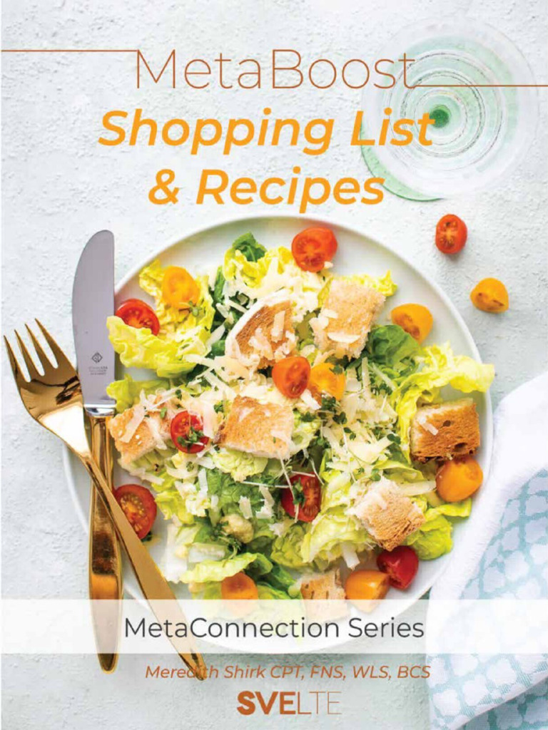 Metaboost Diet Plan PDF | PDF