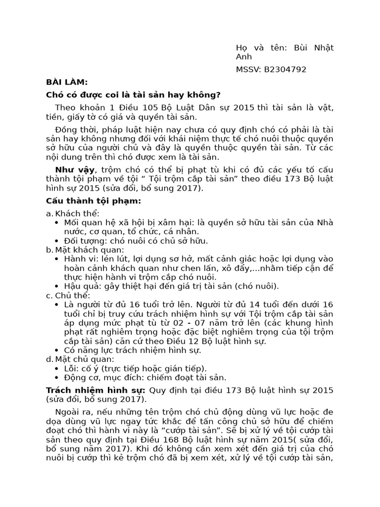 Bài tập HSPR | PDF