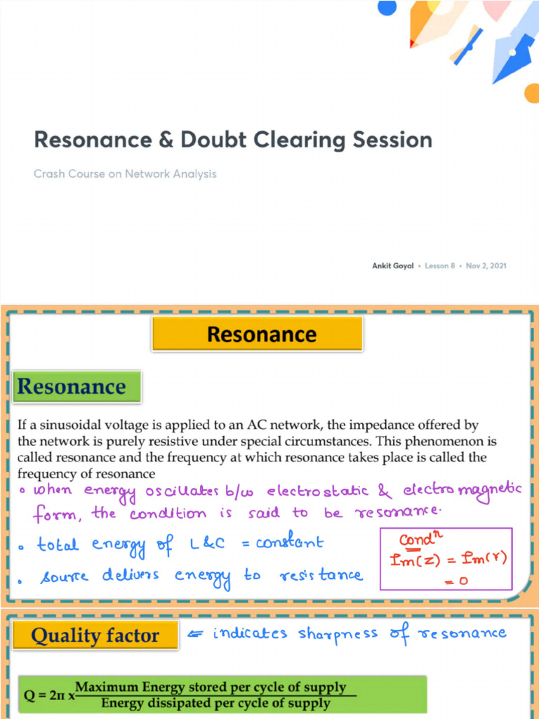 Resonance Doubt Clearing Session With Anno | PDF