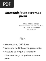 Stade de Guédel en Anesthésie Générale | PDF | Anesthésie | Spécialités ...