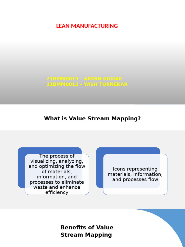 VSM | PDF | Information | Supply Chain