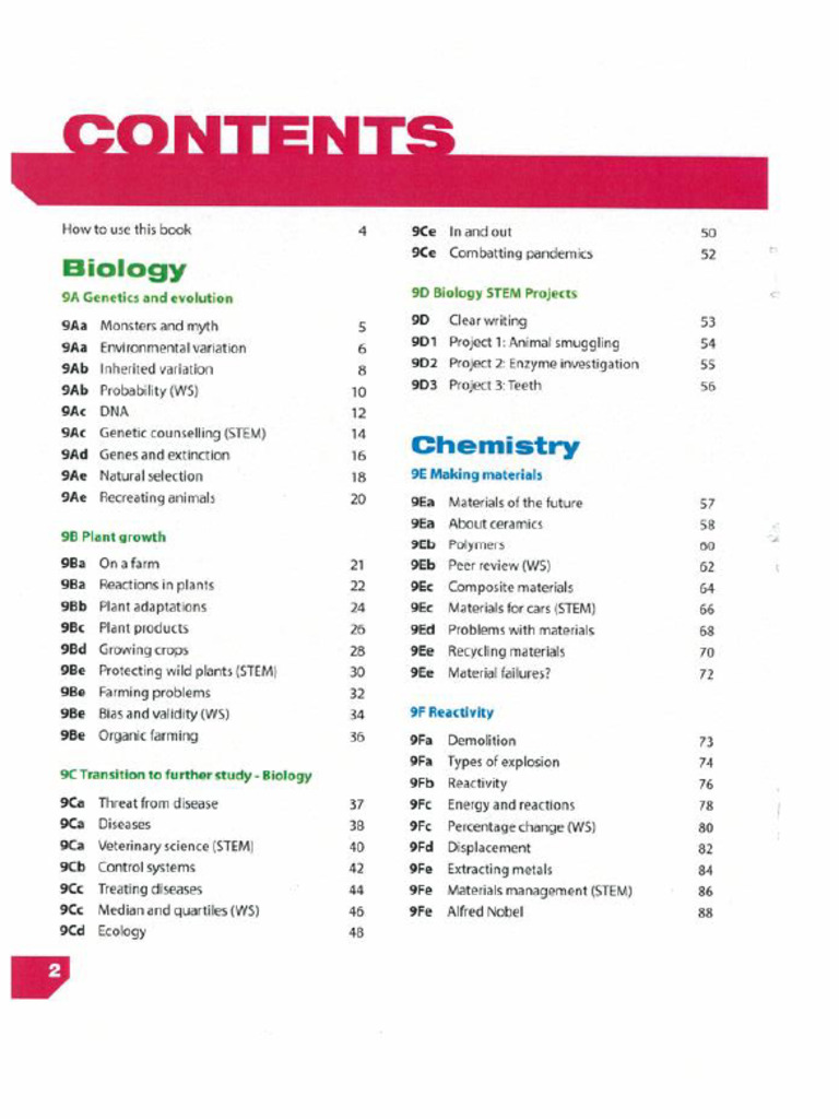 Year 9 Exploring Science 9 Student Book Compress Trang 2 | PDF