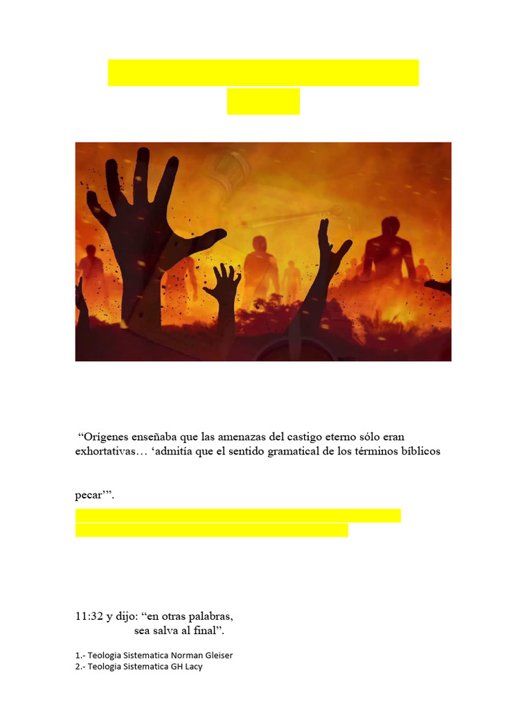 12.-Perspectivas Sobre El Castigo Eterno | PDF | Purgatorio | Infierno