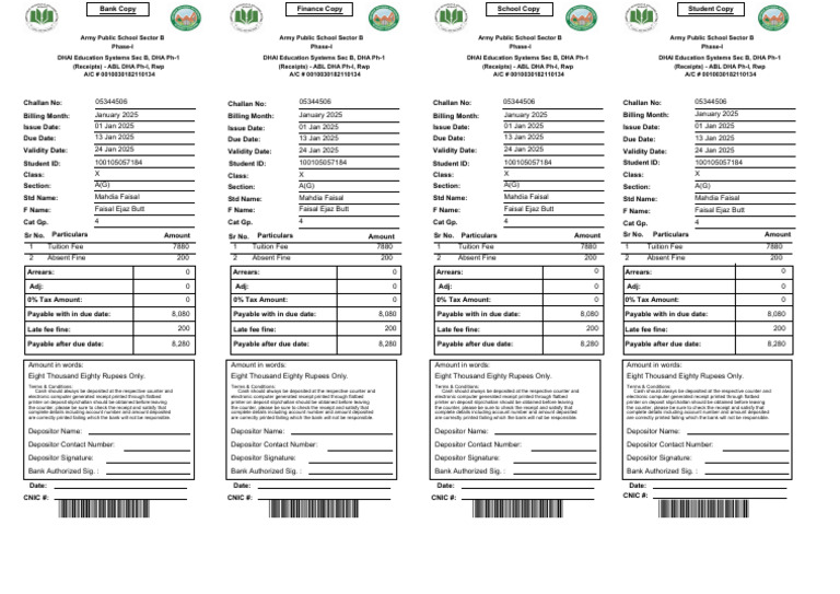 Challan | PDF | Deposit Account | Receipt