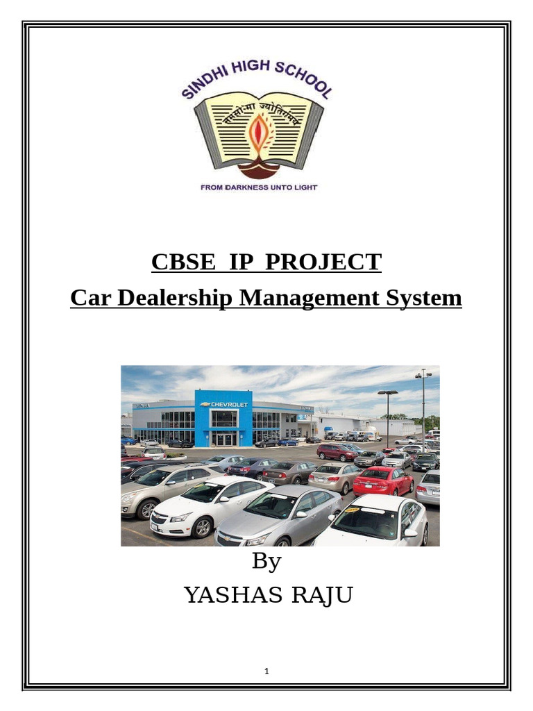 Yashas Raju Grade 12 Ip Final Edited | PDF | Sql | Relational Database