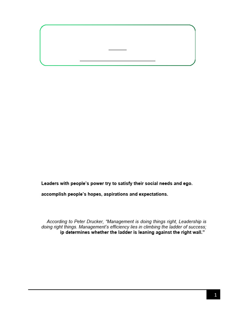 CFLM-2-MODULE-1 | PDF | Leadership | Servant Leadership