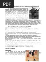 Basic Skills in Handball | PDF | Sports | Games Of Physical Skill