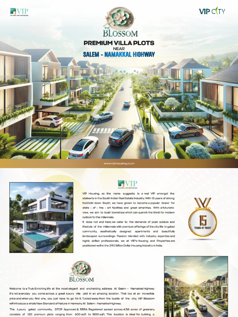 VIP Blossom Four Fold Brochure | PDF