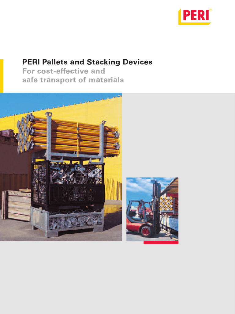 PERI_Pallets_and_Stacking_Devices_US1_en | PDF | Pallet | Forklift