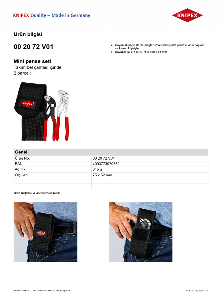 Product Data Sheet TR 00 20 72 V01 | PDF