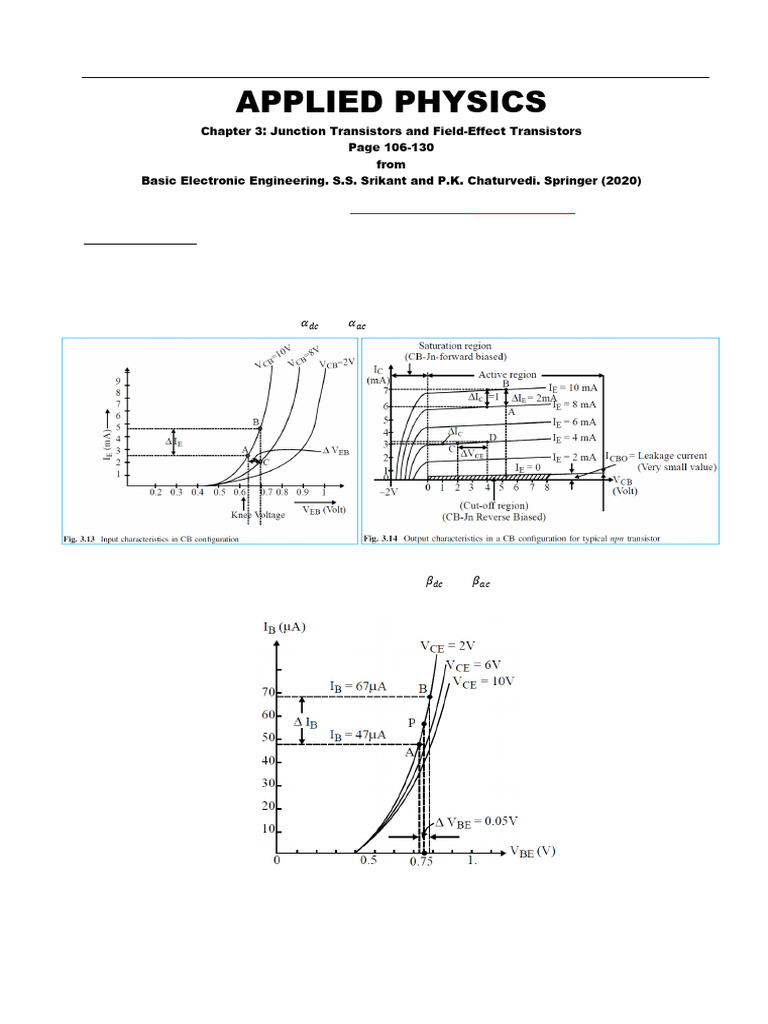 Assignment 02 Applied Physics | PDF | Bipolar Junction Transistor ...