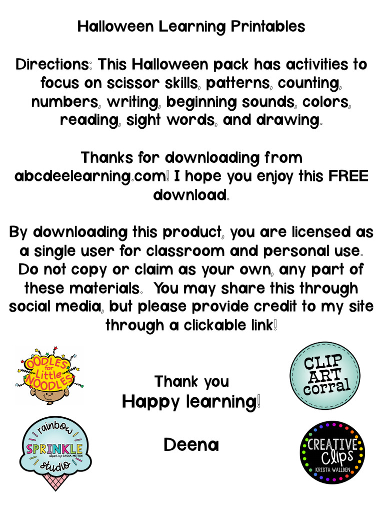 Halloween-Learning | PDF