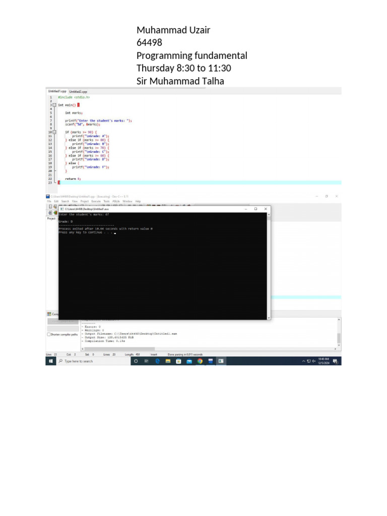 muhammad uzair 64498 pf | PDF