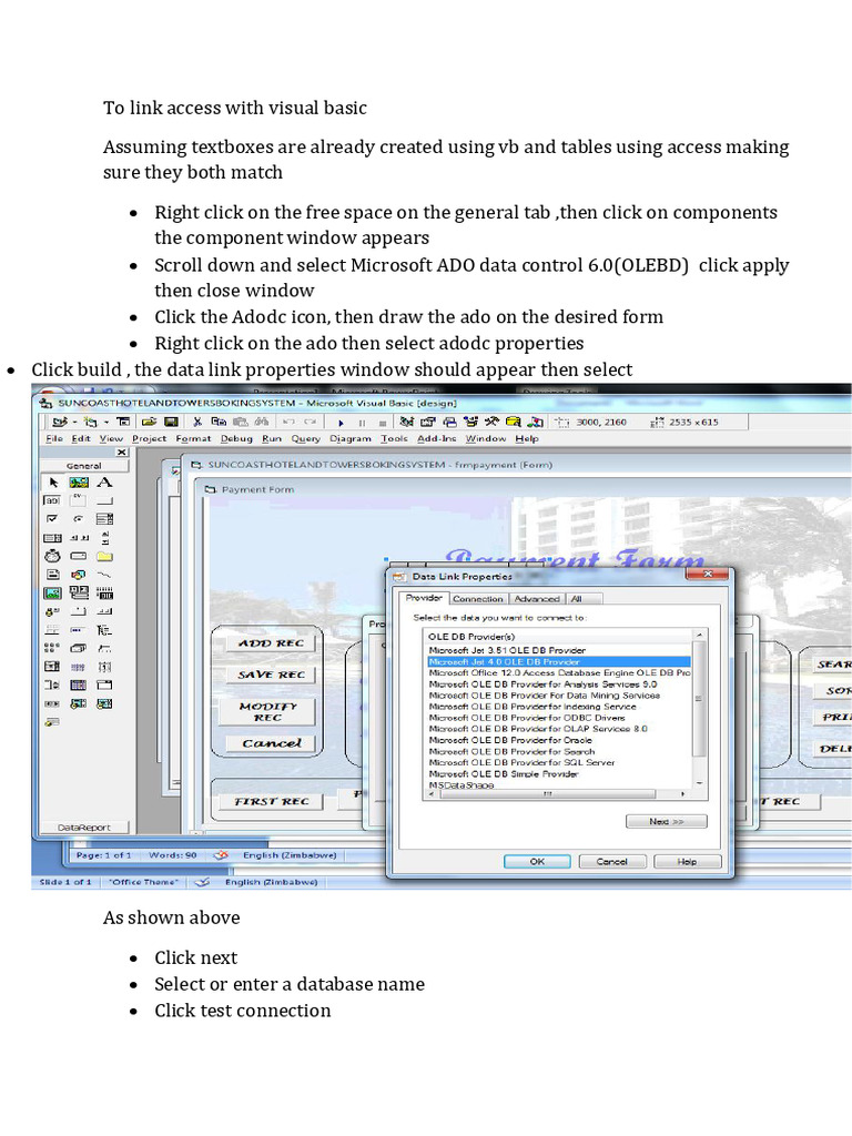 VB Access Linking | PDF