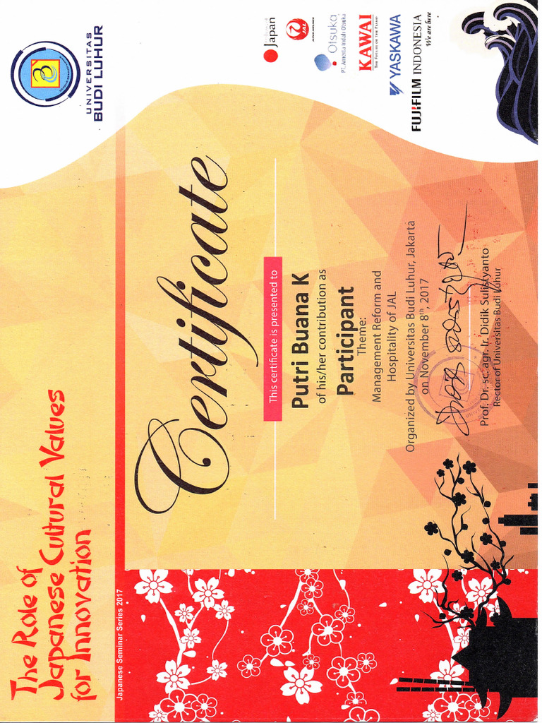 Putri Buana-Management reform and hospitaly of JAL | PDF