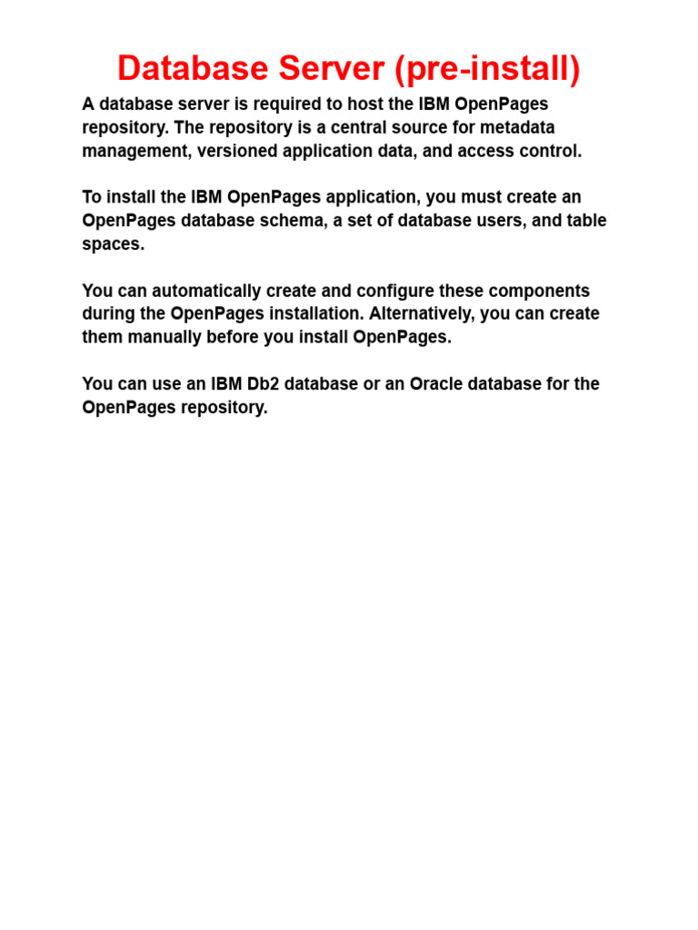 Database Server | PDF