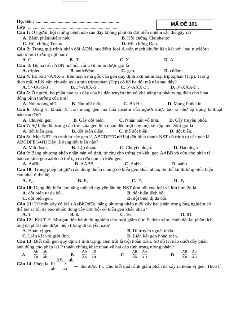 DE LUYEN TAP 2 | PDF