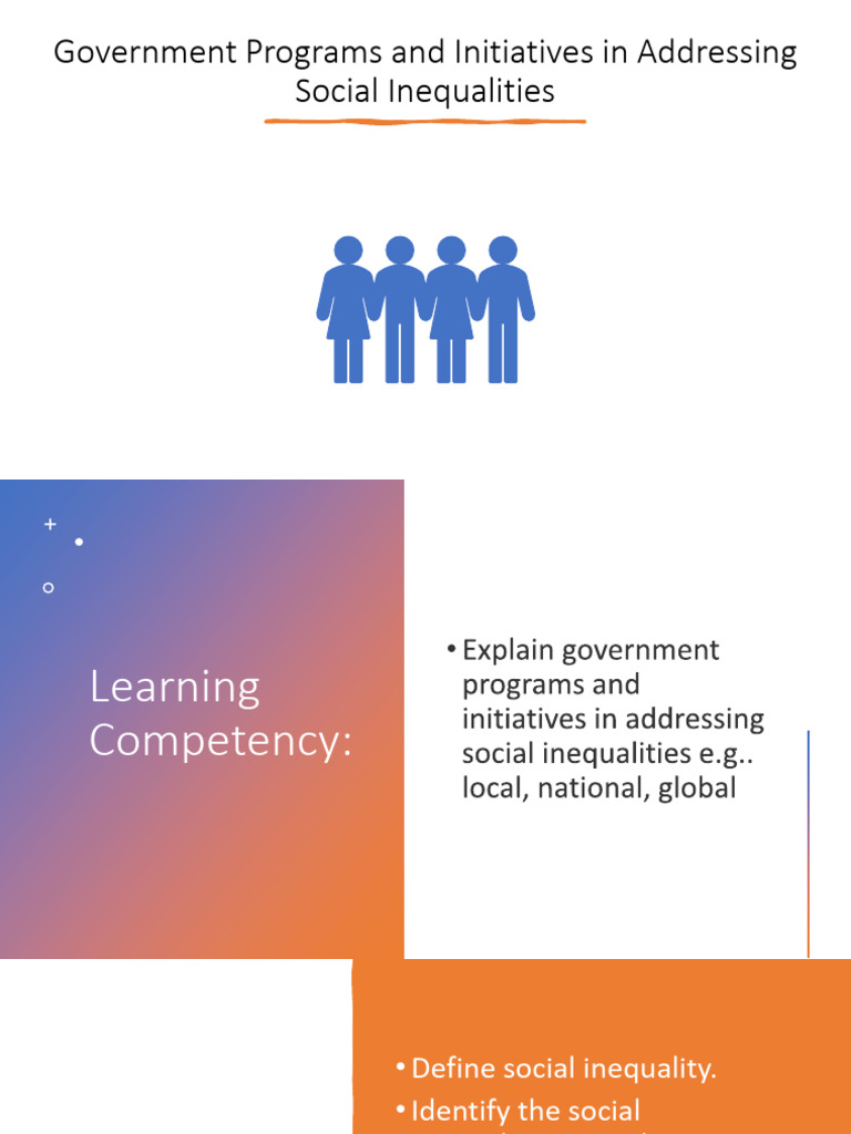 Tackling Social Inequality Programs | PDF | Social Inequality ...