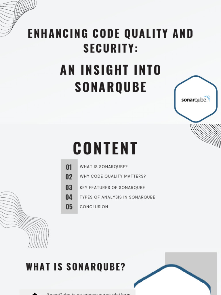 Sonarqube-Mohamed Bouarada-Fares Garrach-Idriss Khaled | PDF | Software Quality | Software ...