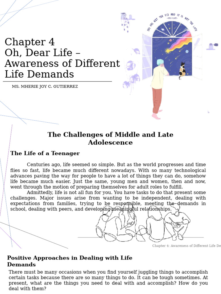 Navigating Teen Life Challenges | PDF | Anger | Adolescence