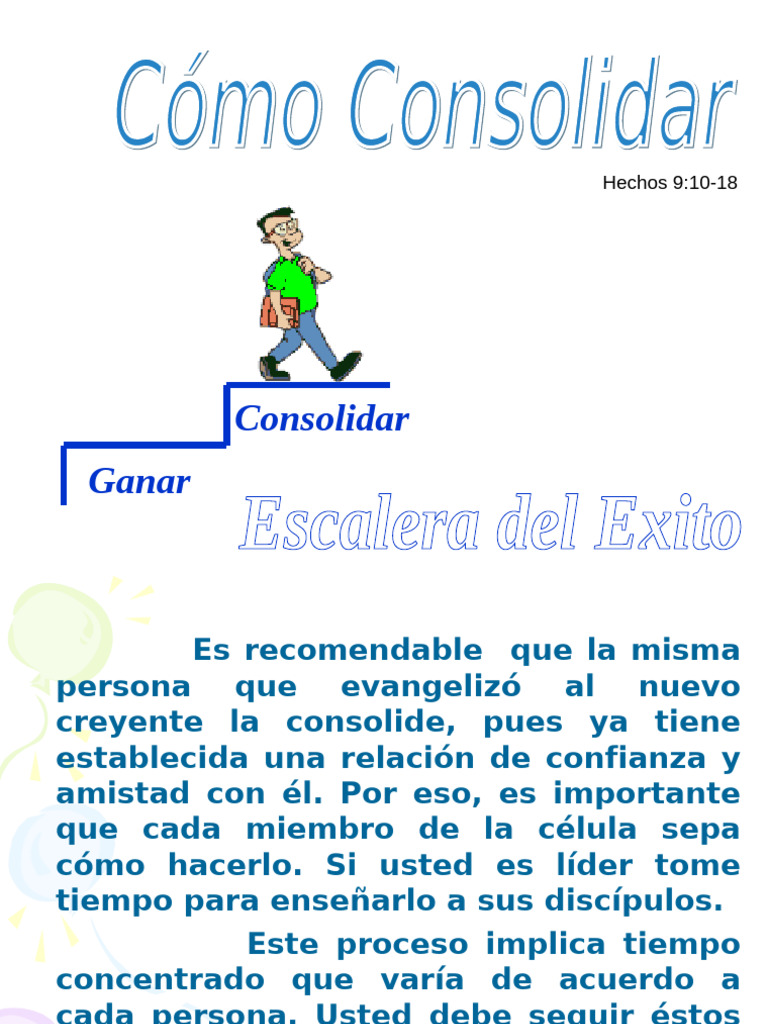 13) Cómo Consolidar | PDF