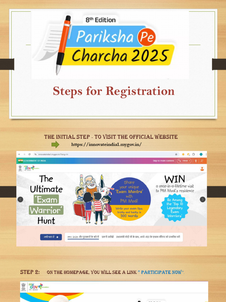 Registration Steps for MyGov Participation | PDF