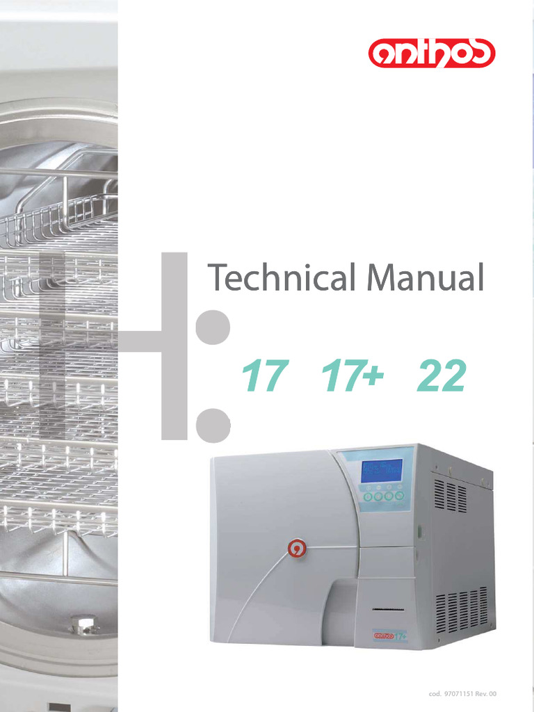 Anthos Autoclave A17/A22 Technical Manual | PDF | Sterilization ...