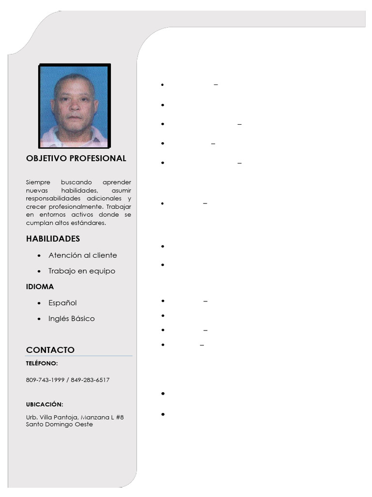 Comparto 'Henry Curriculum' con usted | PDF