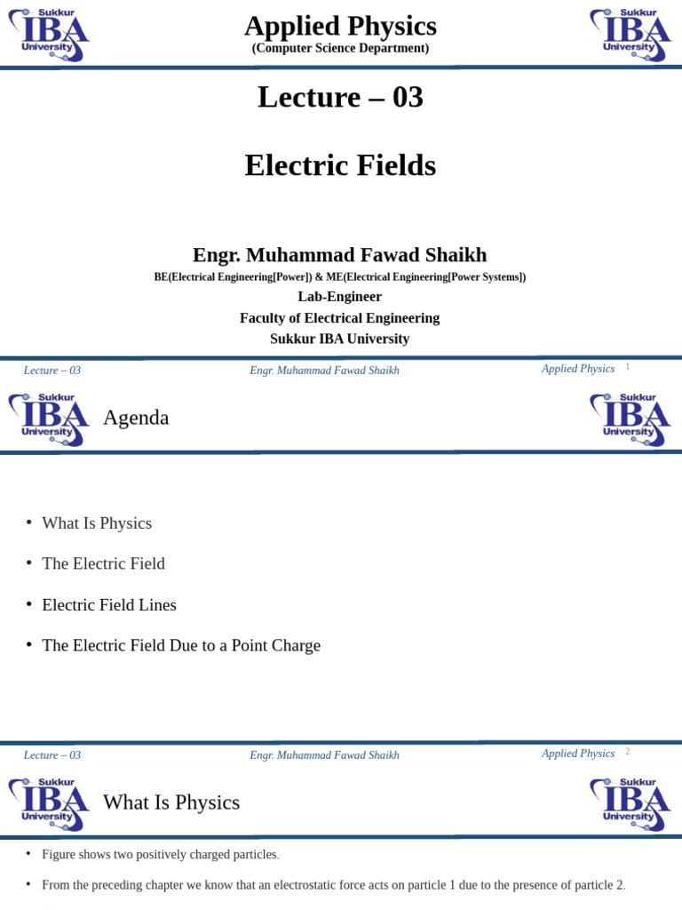 Understanding Electric Fields in Physics | PDF | Electric Field | Force