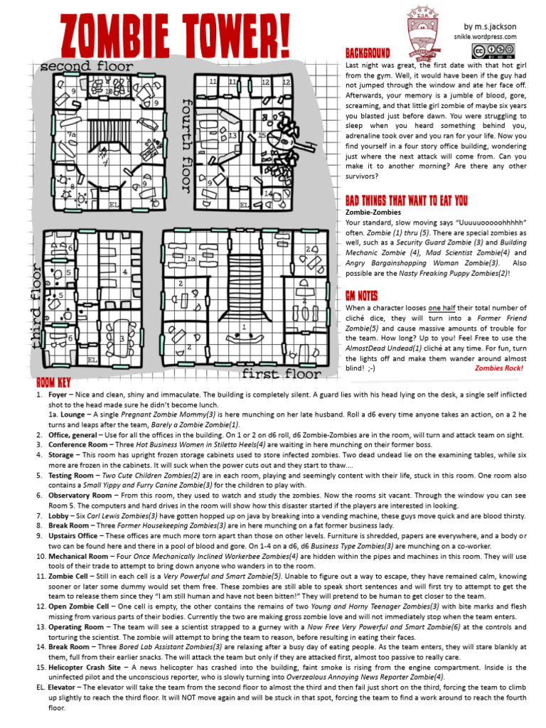 Zombie Tower | PDF | Zombies