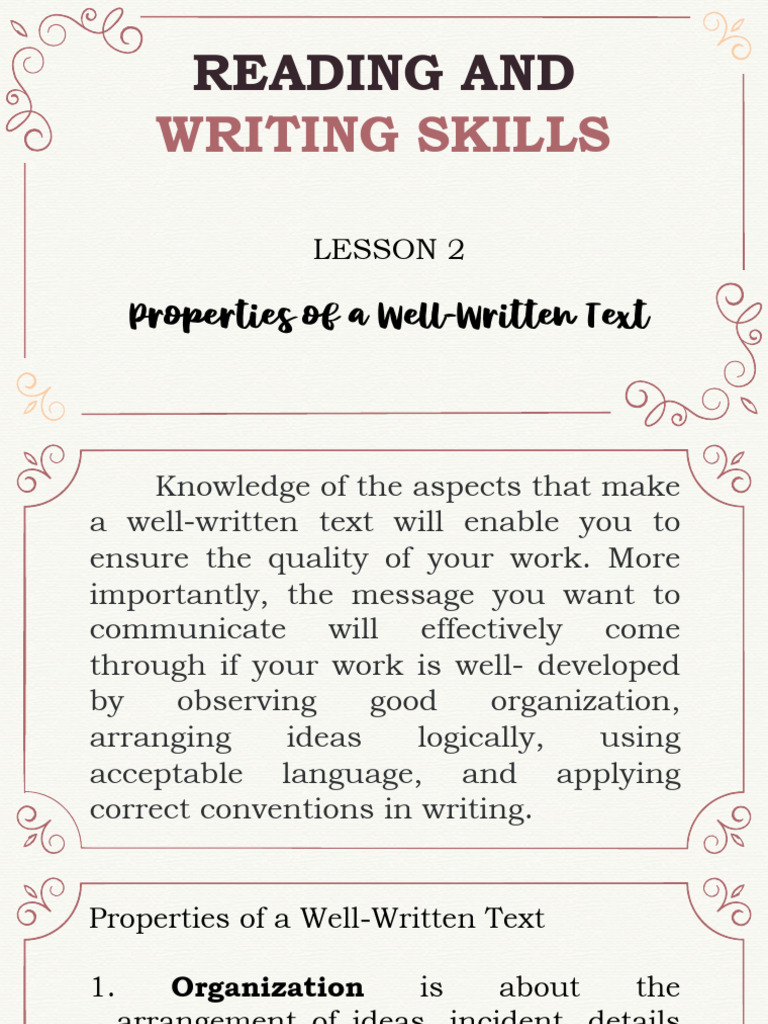 Reading Writing Lesson 2 Q3 Pdf Acronym Linguistics