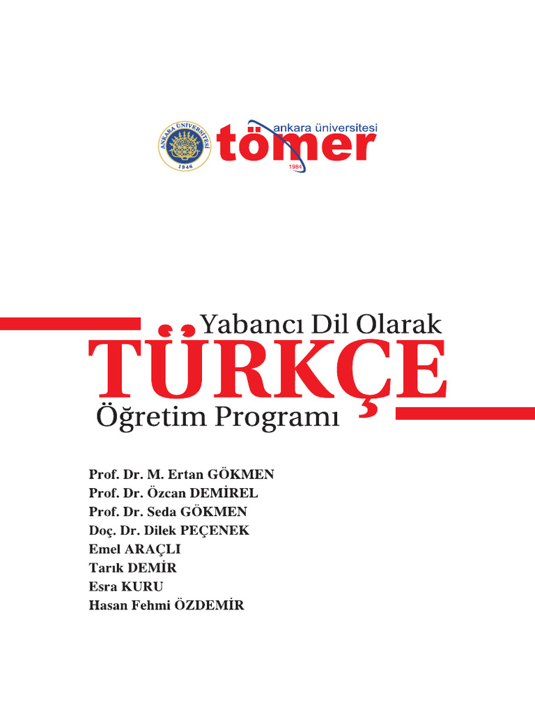 Ankara TÖMER Program | PDF