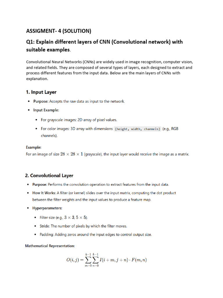 ML QB 4 | PDF | Artificial Neural Network | Deep Learning