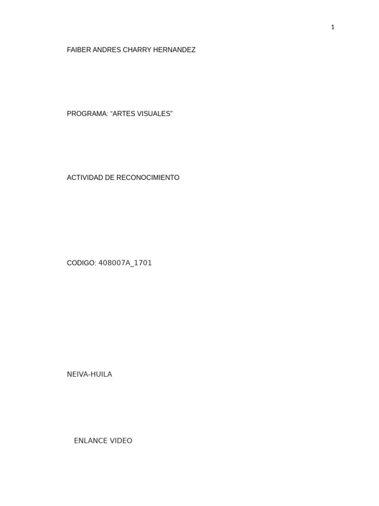 Faiber Andres Charry Hernandez | PDF