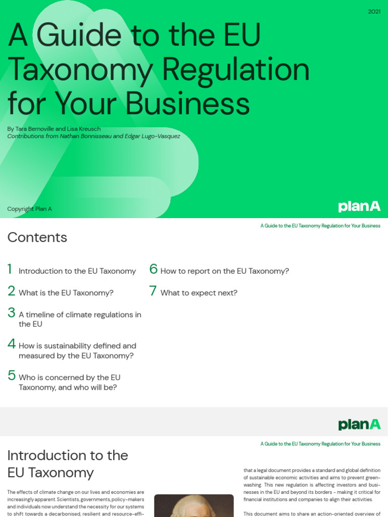 EU Taxonomy (2) | PDF | Sustainability | European Union