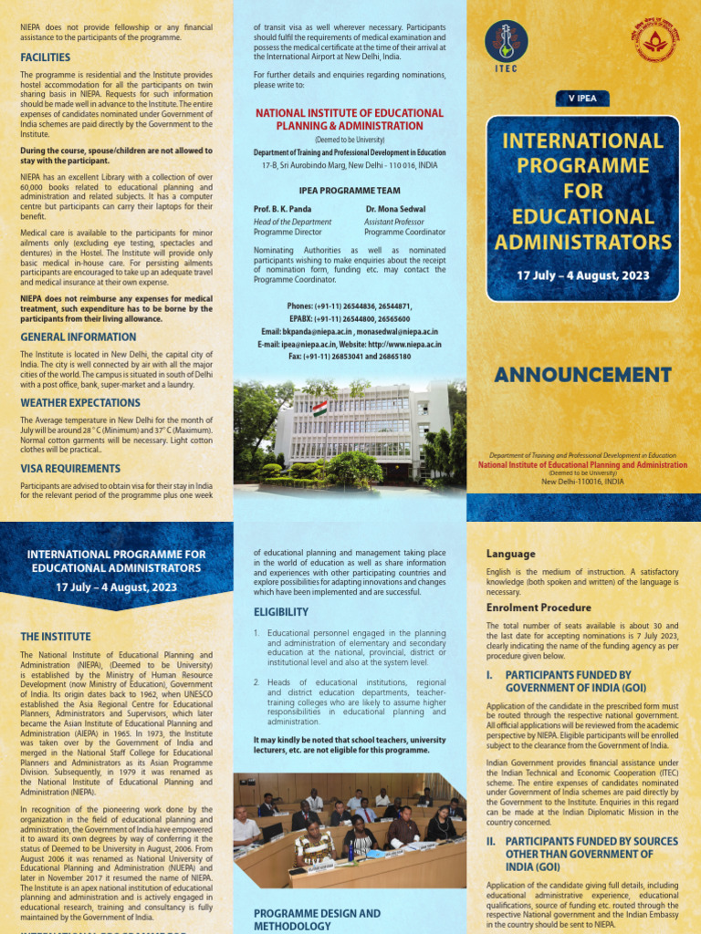 IPEA Course Content | PDF | Government Of India