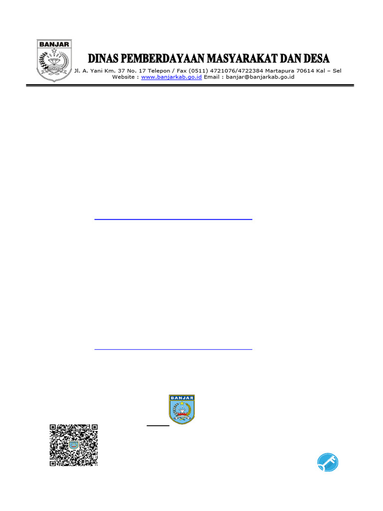 Surat Pelaksanaan EPDESKEL TA 2025 | PDF