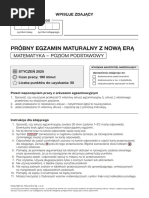 Arkusz Matematyka E8 2024 | PDF