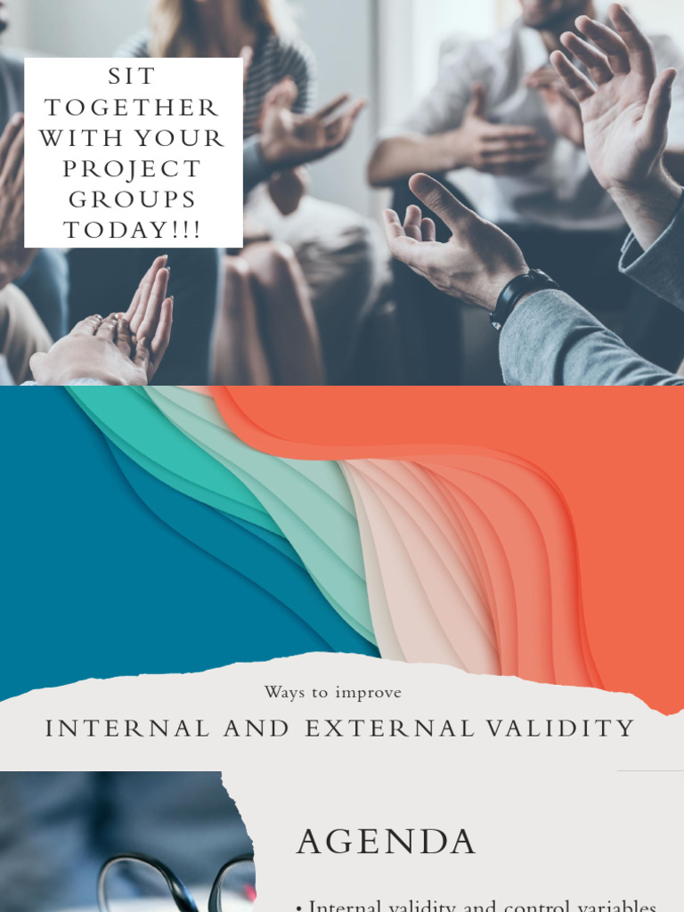 Slides - W6C1 Internal and External Validity | PDF | Experiment | Sampling (Statistics)