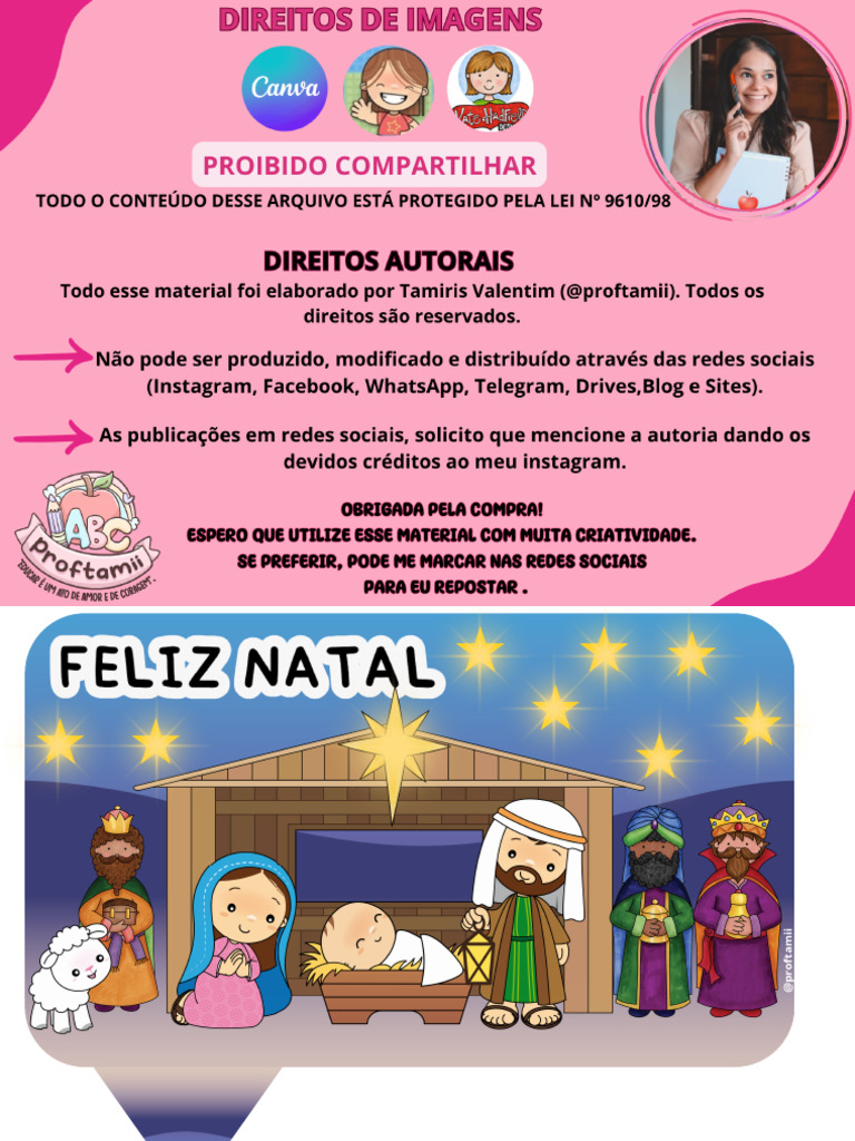 Plaquinha - Natal Cristão | PDF