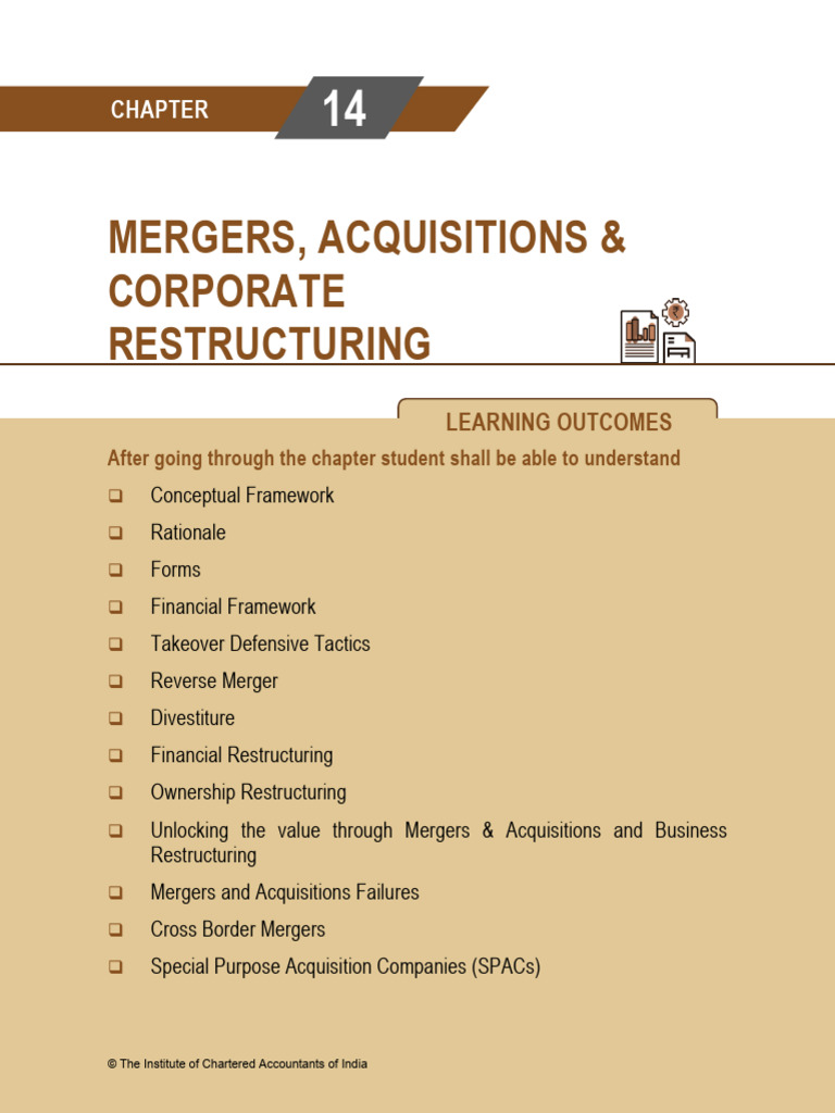 14Merger | PDF | Mergers And Acquisitions | Takeover