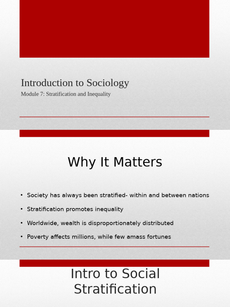 Presentation Sociology | PDF | Social Stratification | Discrimination ...