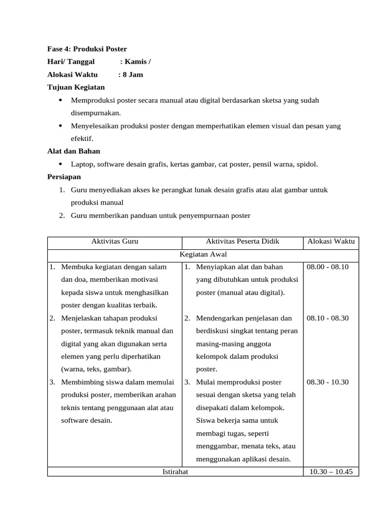 Contoh Modul P5 Kelas 10 | PDF