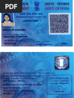 Pancard Back Side | PDF