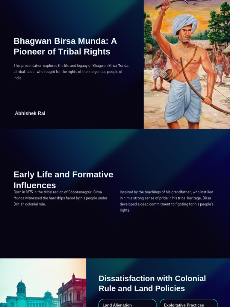 Bhagwan Birsa Munda: Tribal Rights Leader | PDF | Social Justice ...